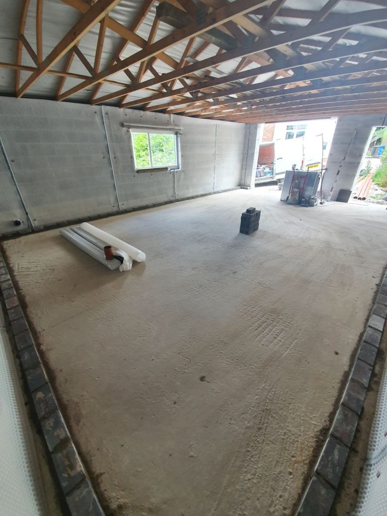 Basement garage converted to habitable space - Damptec