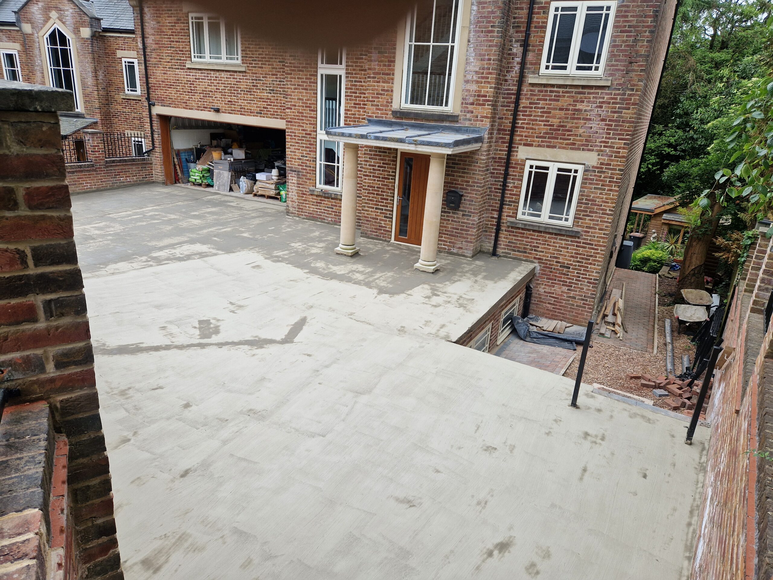 Waterproofing a Podium Deck in Harrogate - Damptec